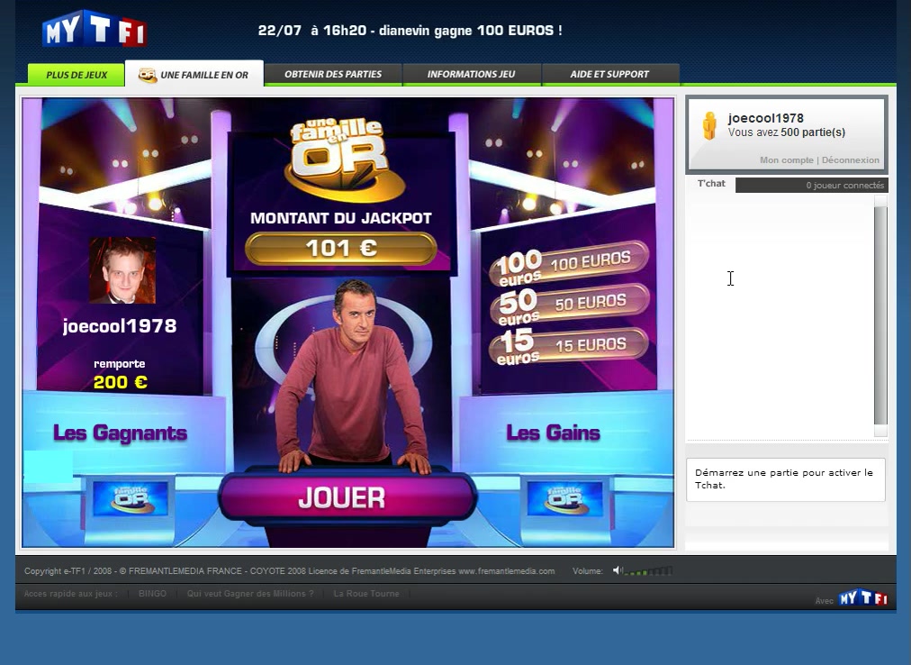 Joe Pietroni › Family Fortunes France – Une Famille En Or